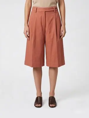 Brunello Cucinelli Pure Linen Bermuda Shorts - Orange