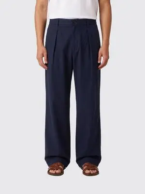Giorgio Armani Wide Leg Linen Blend Trousers