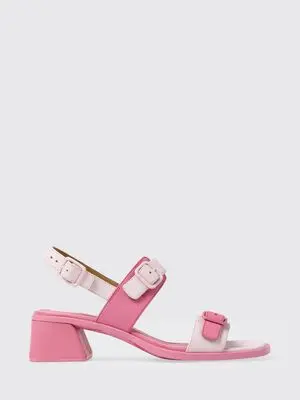 Camper Camper Twins Leather Slingback Sandals Pink