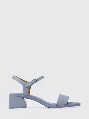 Camper Kora Leather Heeled Sandals - Blue