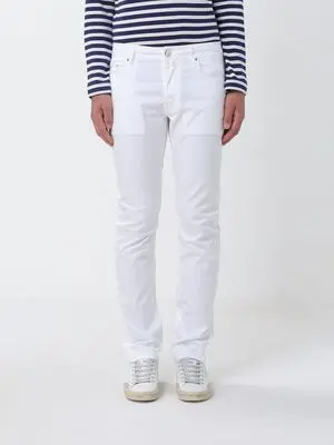 JACOB COHЁN Slim Fit Stretch Denim Jeans - White