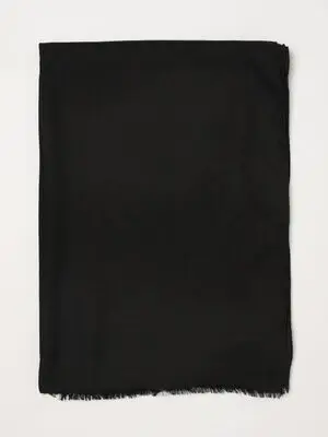 Max Mara Wool And Silk Stole - Black
