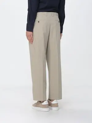 PT TORINO Cotton And Linen Wide-leg Trousers