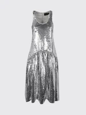 Simone Rocha Sequin Midi Dress - Silver