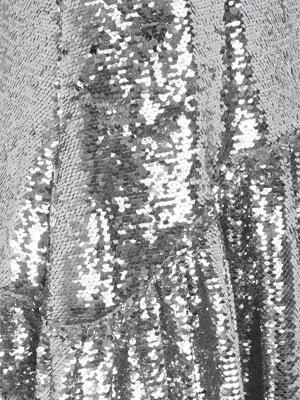 Simone Rocha Sequin Midi Dress - Silver