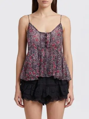 Isabel Marant Étoile Floral Print Peplum Top