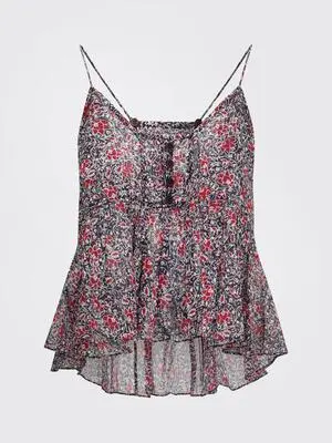 Isabel Marant Étoile Floral Print Peplum Top