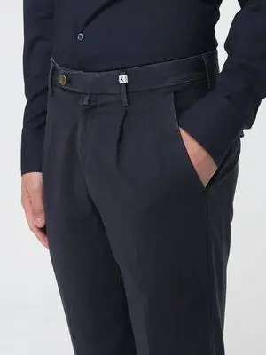 MYTHS Tailored Pleated Trousers - Blue