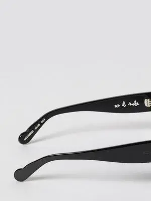 Fiorucci Heart-shaped Cat Eye Sunglasses - Black