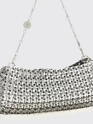 Rabanne 1969 Brass Mesh Bag - Silver