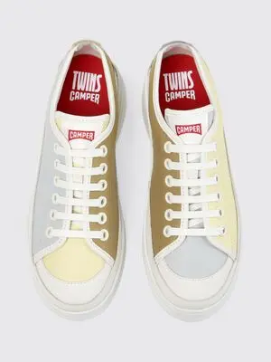 Camper Twins Calfskin Sneakers With Abstract Pattern