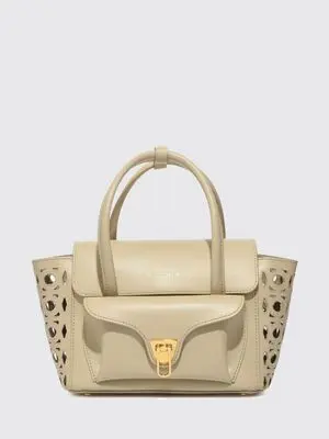COCCINELLE Beat Double Leather Bag With Perforated Details