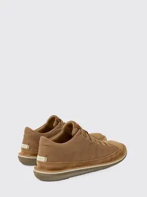 Camper Recycled Cotton And Suede Ankle Boots - Brown