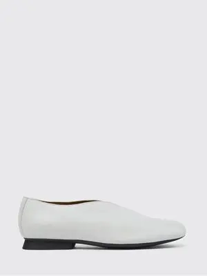 Camper Casi Myra Leather Ballerinas - Grey