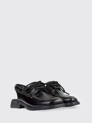 Camper Leather Slingback Loafers