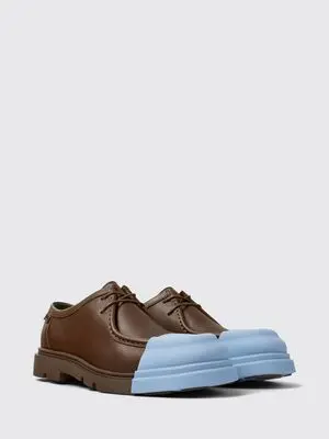Camper Junction Leather Derby Shoes - Brown