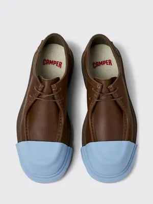 Camper Junction Leather Derby Shoes - Brown