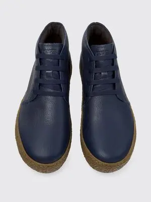 Camper Peu Terreno Leather Ankle Boots - Blue