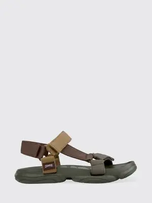 Camper Karst Recycled Fabric Sandals With Abstract Pattern - Multicolor
