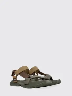 Camper Karst Recycled Fabric Sandals With Abstract Pattern - Multicolor