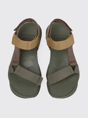 Camper Karst Recycled Fabric Sandals With Abstract Pattern - Multicolor