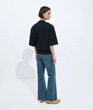 Bottega Veneta Medium Indigo Flared Jeans - Mid Blue