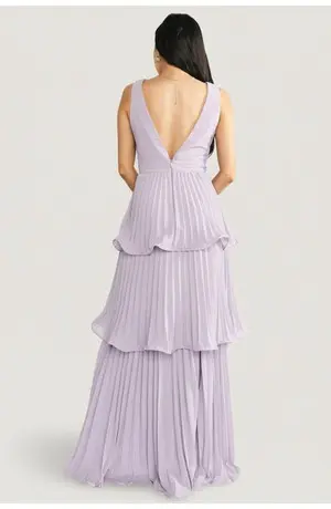 BALTIC BØRN Saphira Tiered Pleated Maxi Dress