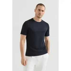 Brunello Cucinelli Lightweight Jersey T-shirt - Cobalt