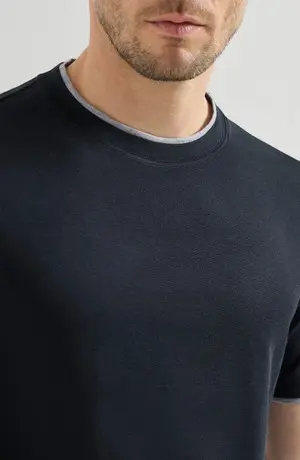 Brunello Cucinelli Lightweight Jersey T-shirt - Cobalt