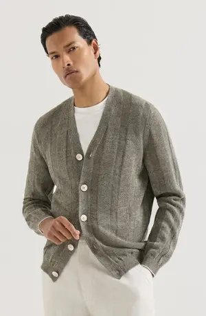 Brunello Cucinelli Textured Cardigans For Men