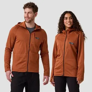 COALATREE Baseline Midlayer Fleece Jacket - Brick