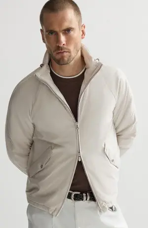Brunello Cucinelli Outerwear Jacket With Packable Hood - Panama