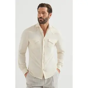 Brunello Cucinelli Piqué Shirt - Ginger
