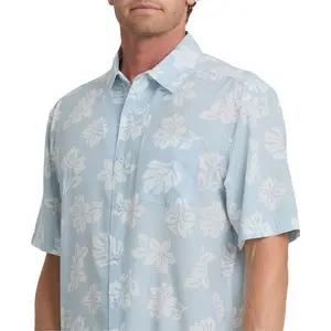 QUIKSILVER WATERMAN Performance Pack Short Sleeve Shirt - Skyway