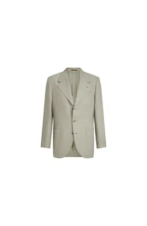 Brunello Cucinelli Chevron Unlined Blazer - Sage