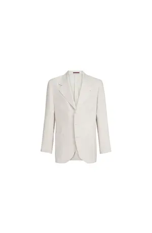 Brunello Cucinelli Chevron Unlined Blazer - Shell