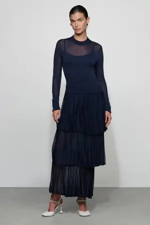 ET OCHS Anslie Knit Midi Dress