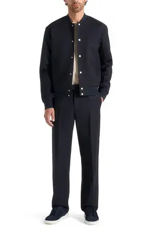 Manière De Voir Joseph Regular Fit Pinstripe Trousers - Navy