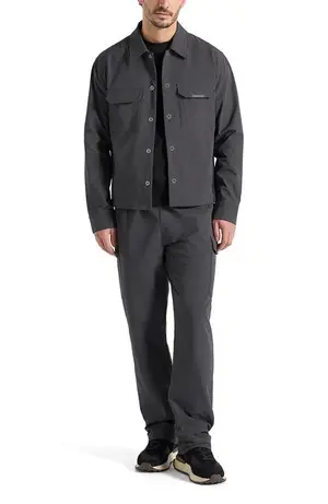 Manière De Voir Technical Cargo Shirt Jacket - Grey