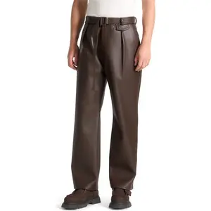 Manière De Voir Relaxed Fit Pleated Trousers - Brown