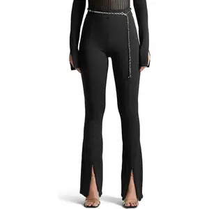 Manière De Voir Fit And Flare Leggings With Chain