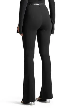 Manière De Voir Fit And Flare Leggings With Chain