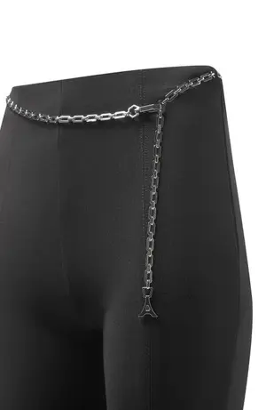 Manière De Voir Fit And Flare Leggings With Chain