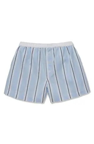 PETITE PLUME Coastal Stripe Pajama Shorts
