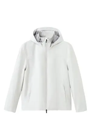 Mango Hooded Water Repellent Bomber Jacket