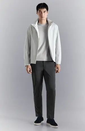 Mango Hooded Water Repellent Bomber Jacket
