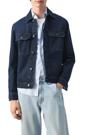 Mango Denim Jackets For Men