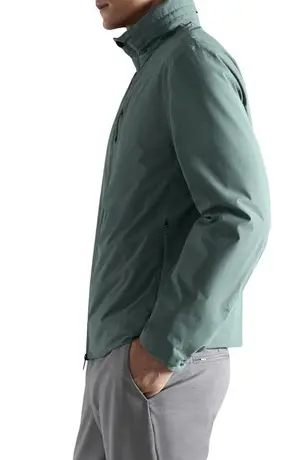 Mango Packable Water Repellent Jacket - Dark Green