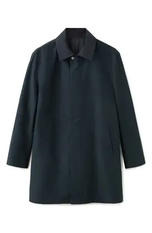 Mango Water Repellent Parka With Removable Hood