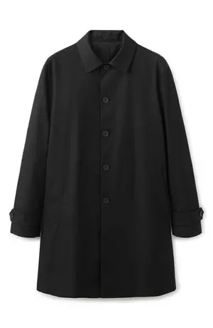 Mango Water Repellent Raincoat - Black